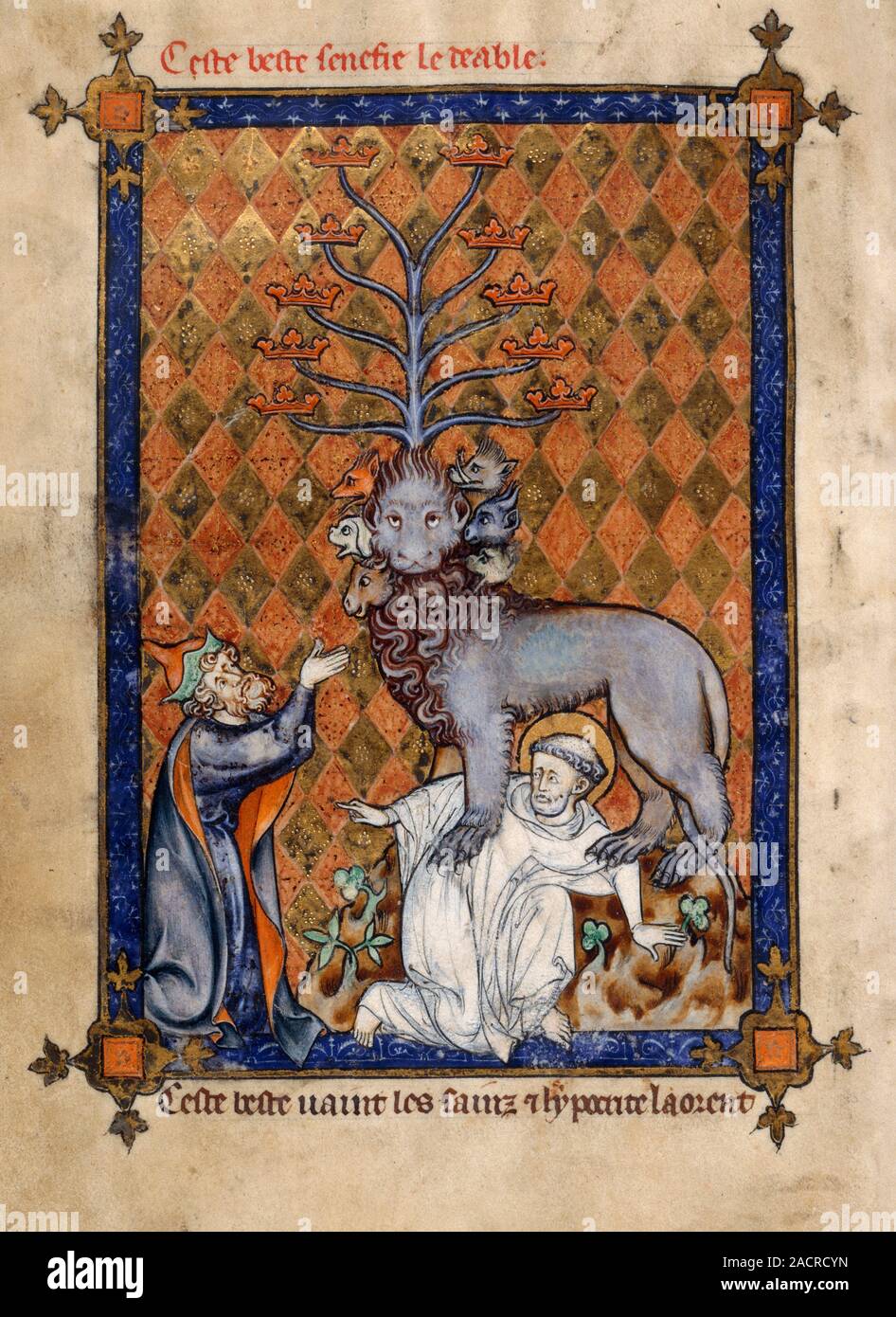Beast with saint and hypocrite, (Whole folio) The Beast of the ...