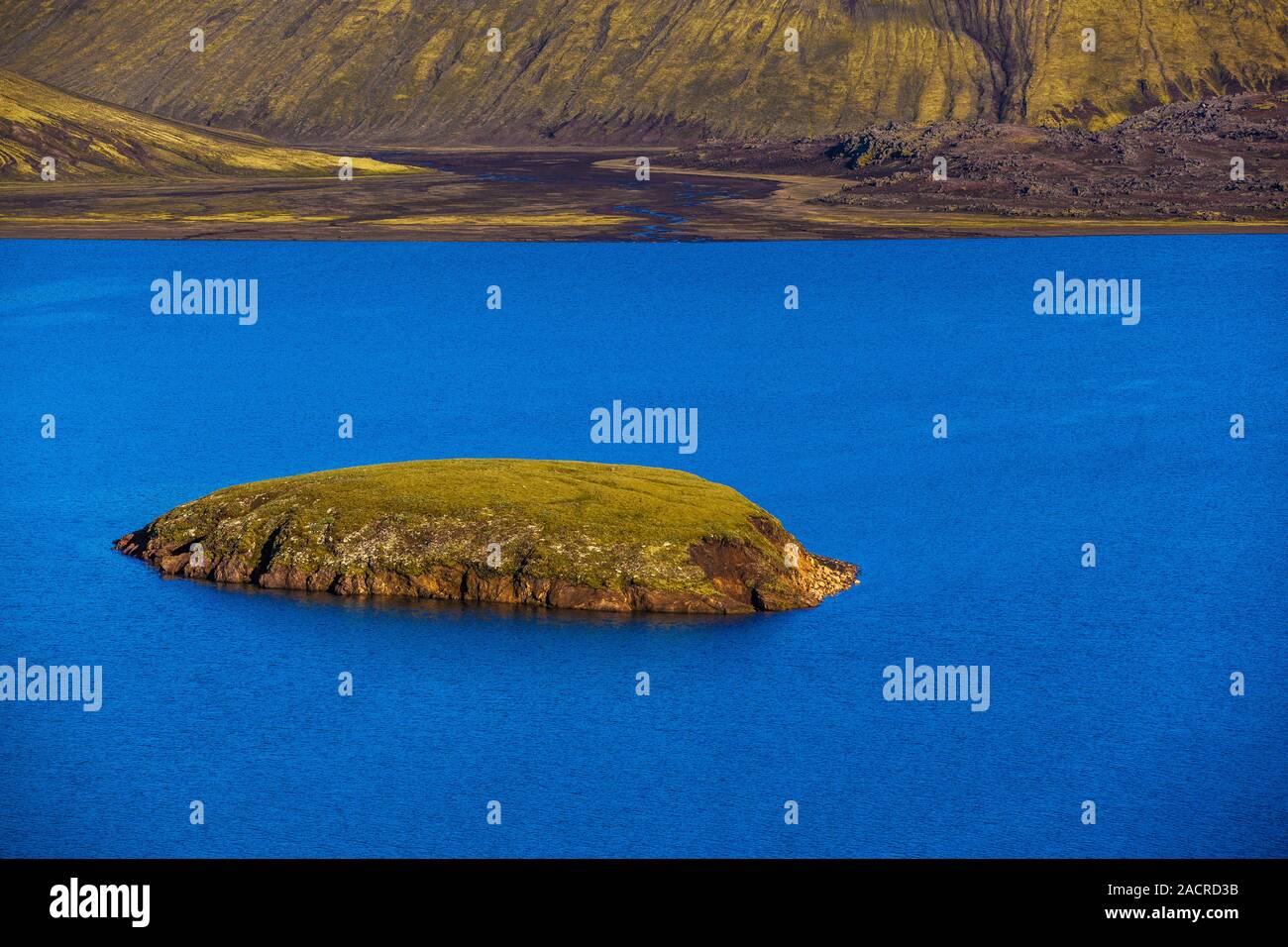small Island on Iceland Stock Photo - Alamy