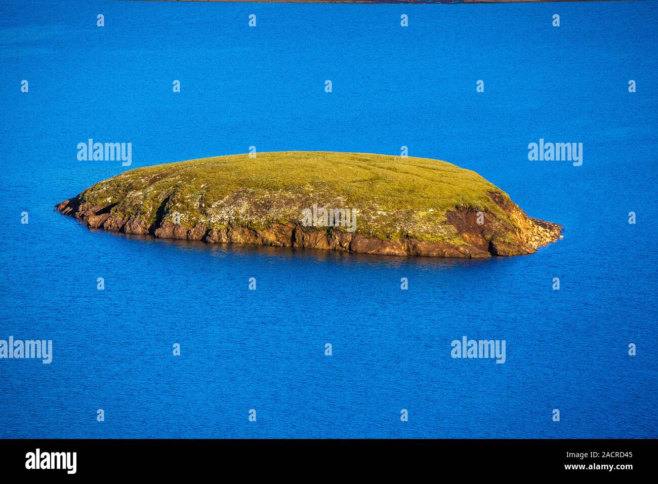 small Island on Iceland Stock Photo - Alamy