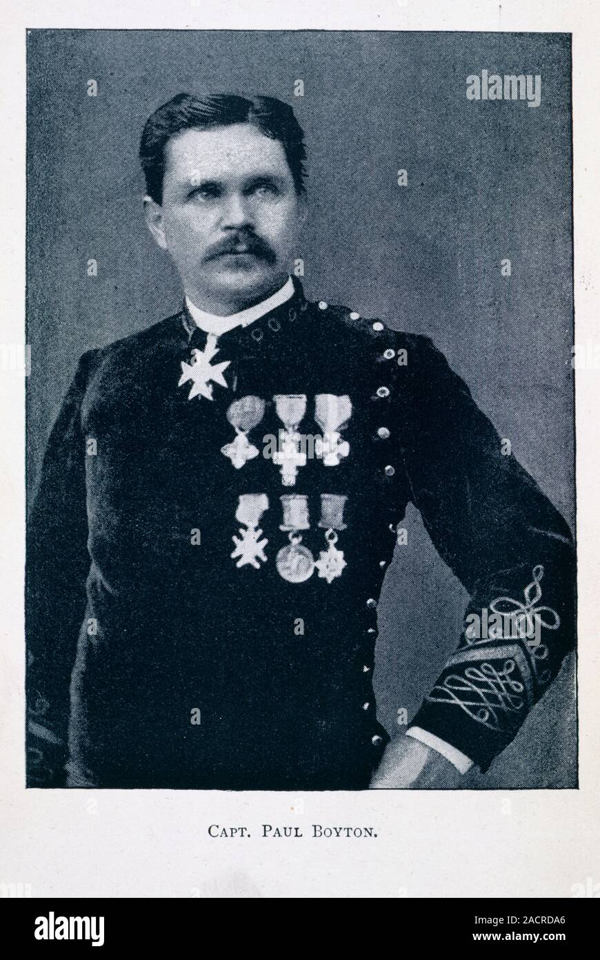 Captain Paul Boyton Captain Paul Boyton. Officer wearing medals ...