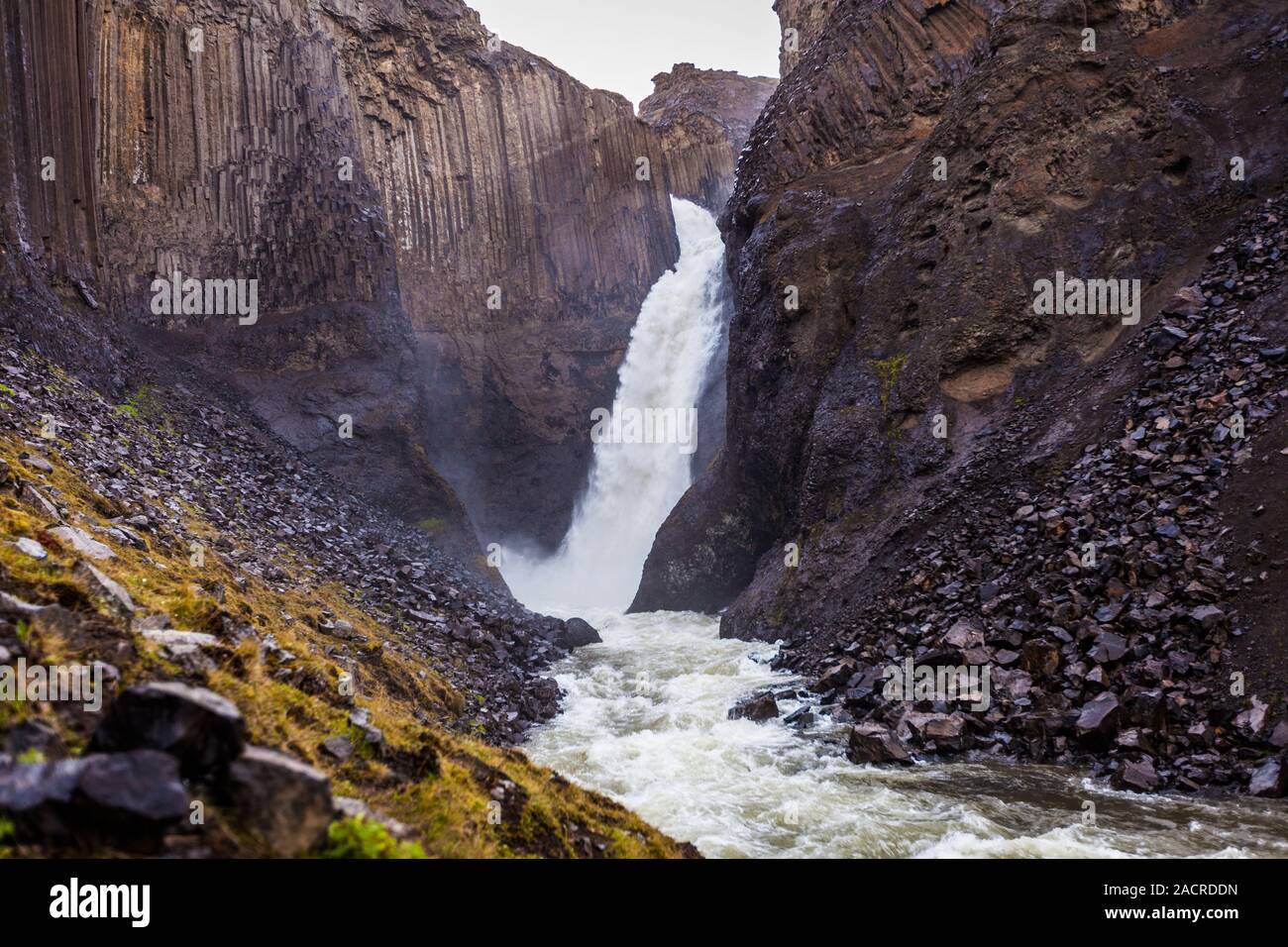 Litlanesfoss waterfall on Iceland Stock Photo - Alamy