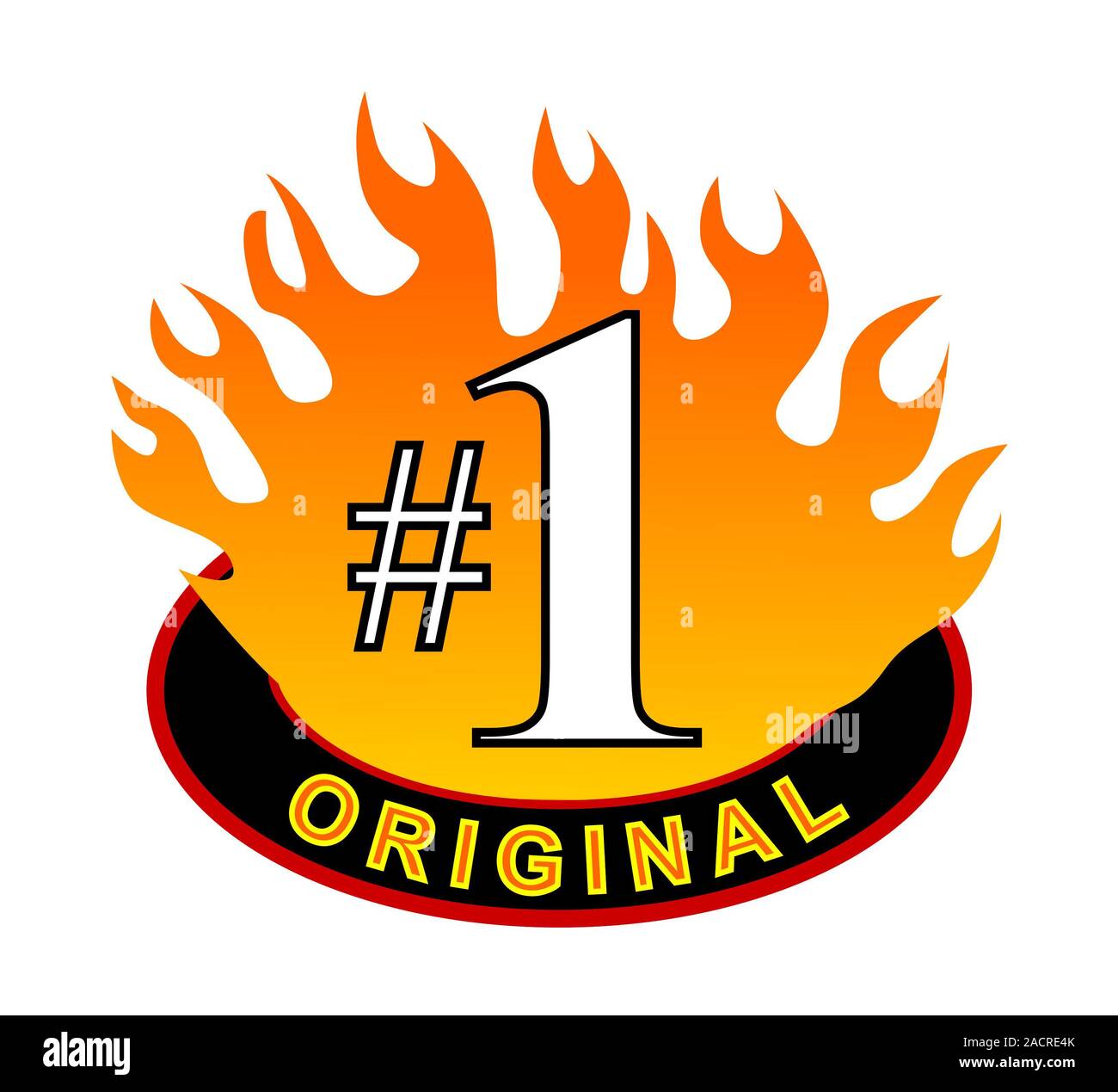 Original #1 Icon Stock Photo - Alamy