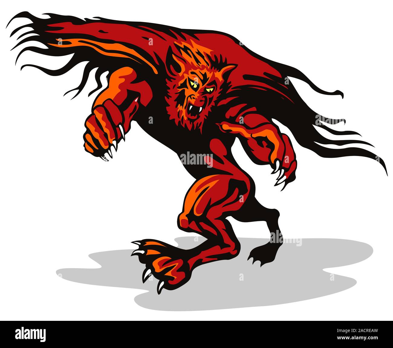 Werewolf attacking hi-res stock photography and images - Alamy