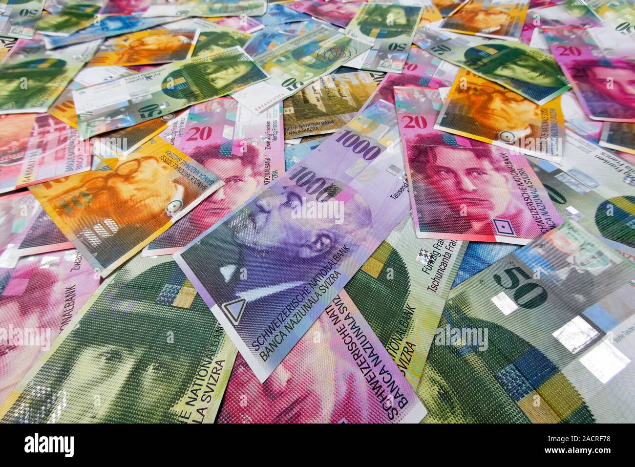 Swiss francs hi-res stock photography and images - Alamy