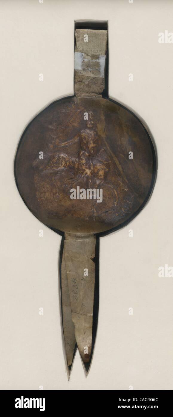 Great Seal of King John, Reverse Impression of the Great Seal of King ...