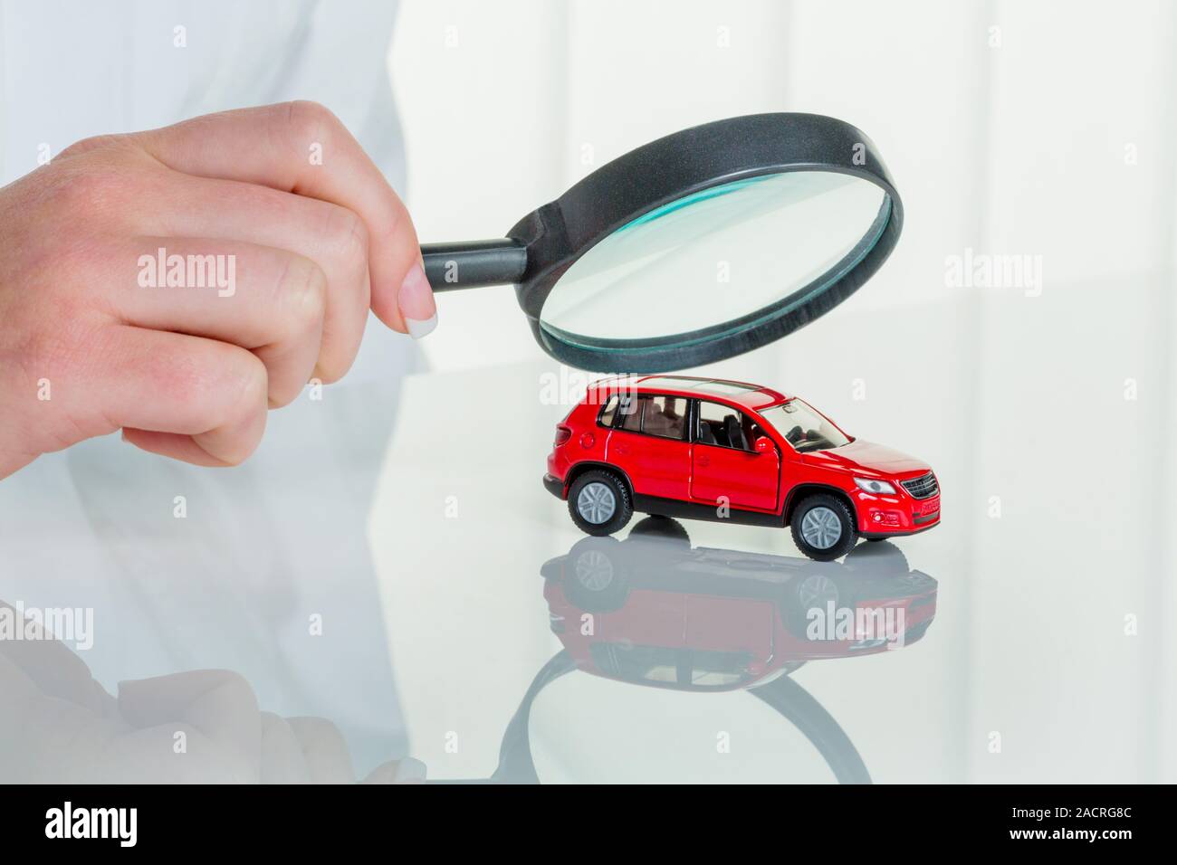 Car is examined by doctor Stock Photo - Alamy