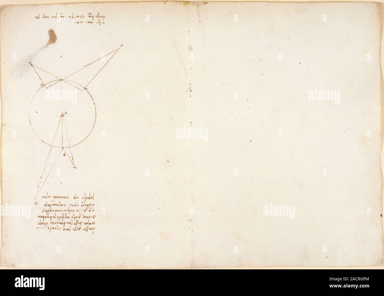 Leonardo da Vinci's notes, Whole folios Notes and diagram by Leonardo ...