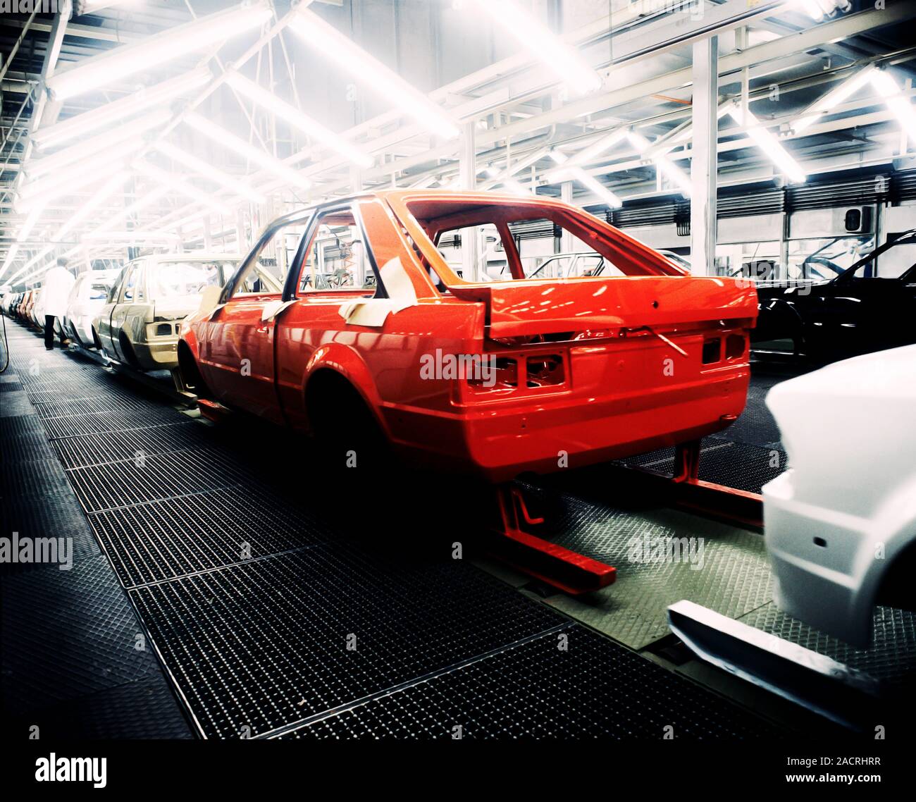 Ford car production line. Automobile production lines ensure fast and ...