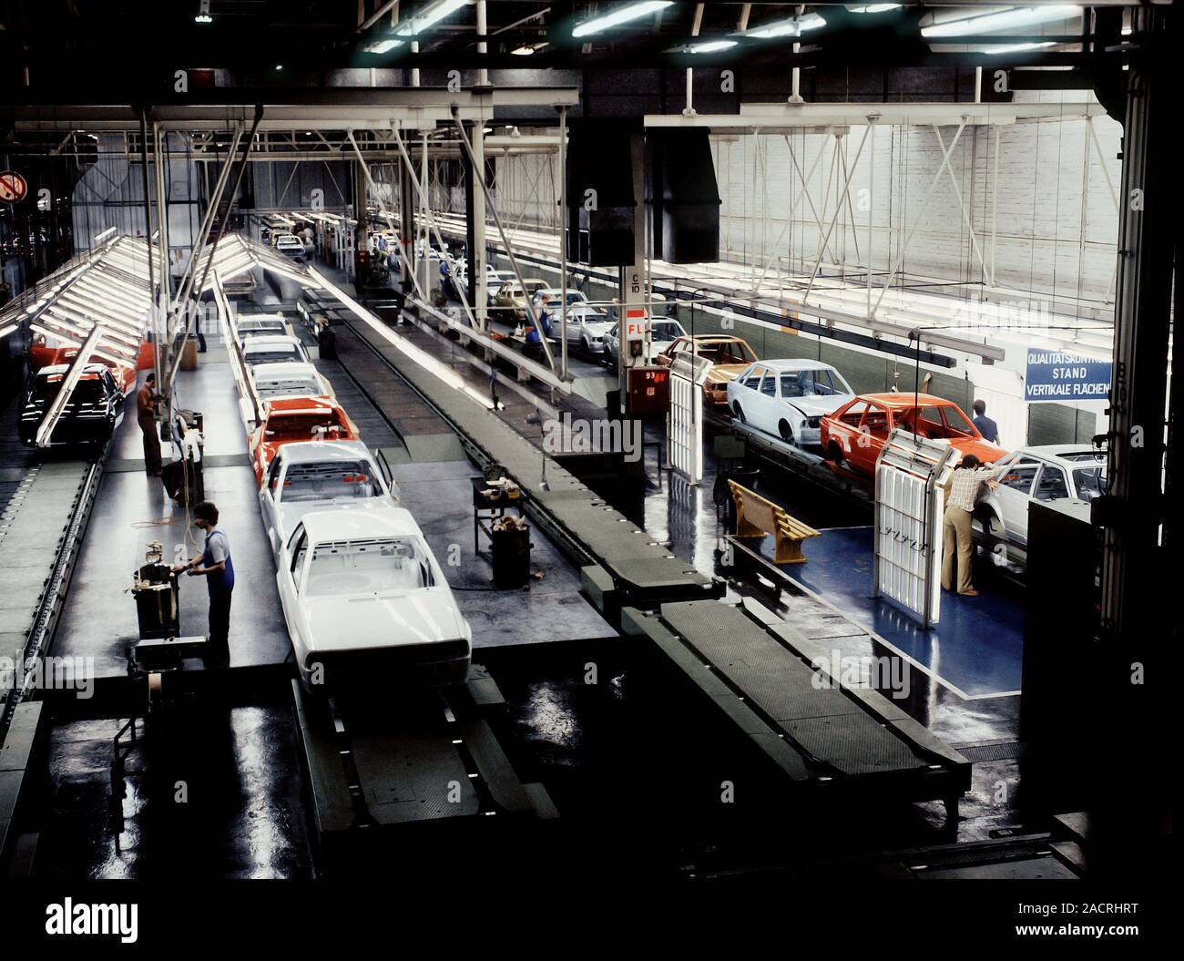 Ford car production line. Automobile production lines ensure fast and ...