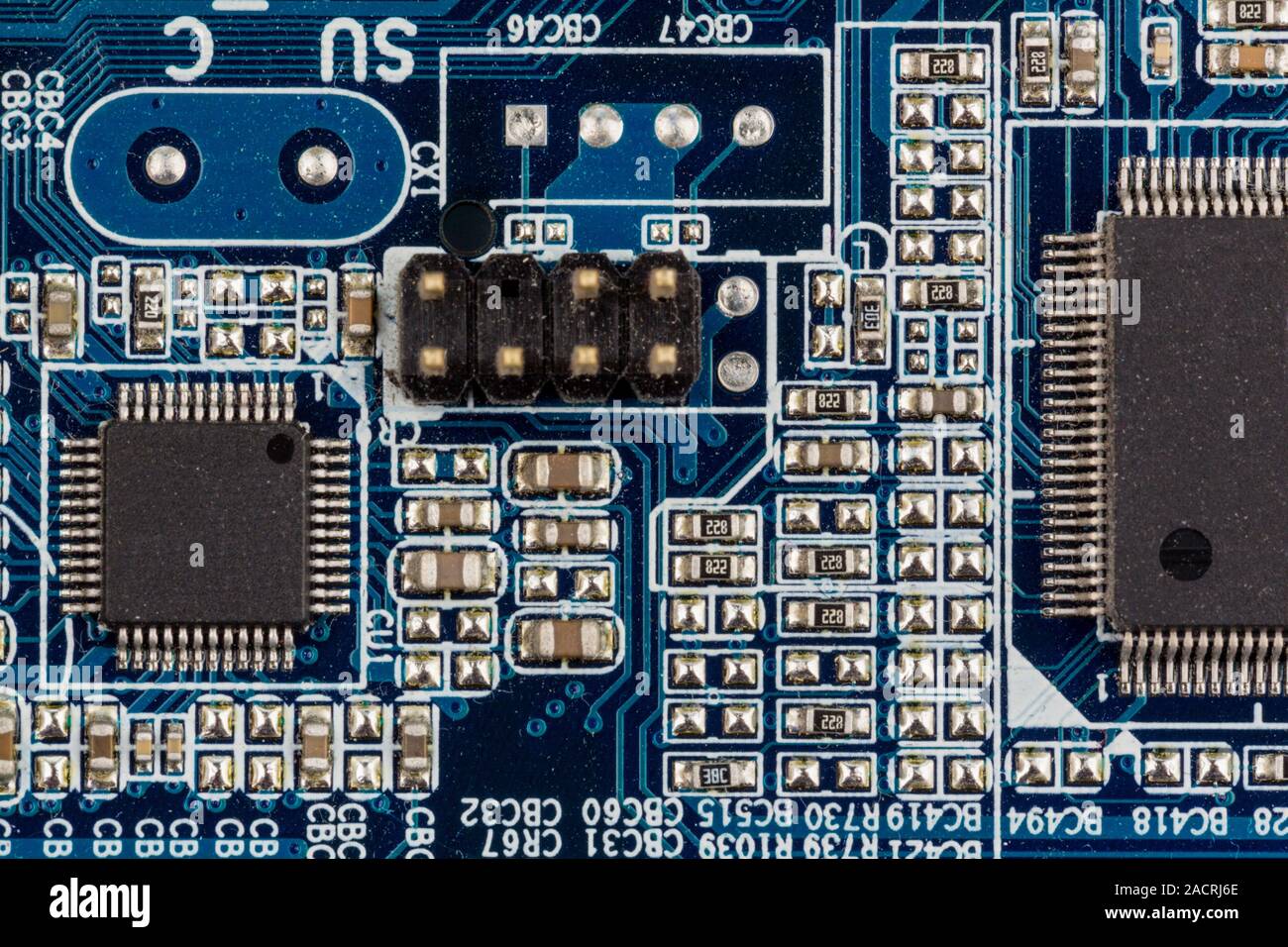 View computer mainboard close hi-res stock photography and images - Alamy