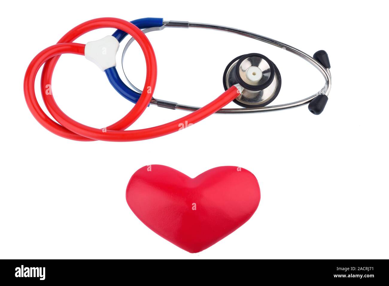 Stethoscope and a heart Stock Photo - Alamy