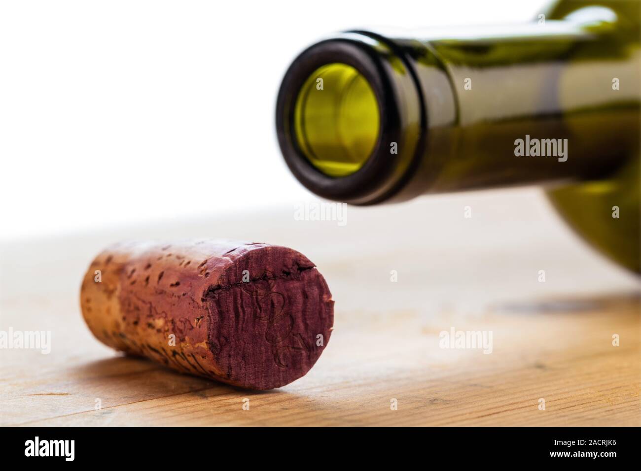 Cork of a wine bottle Stock Photo - Alamy