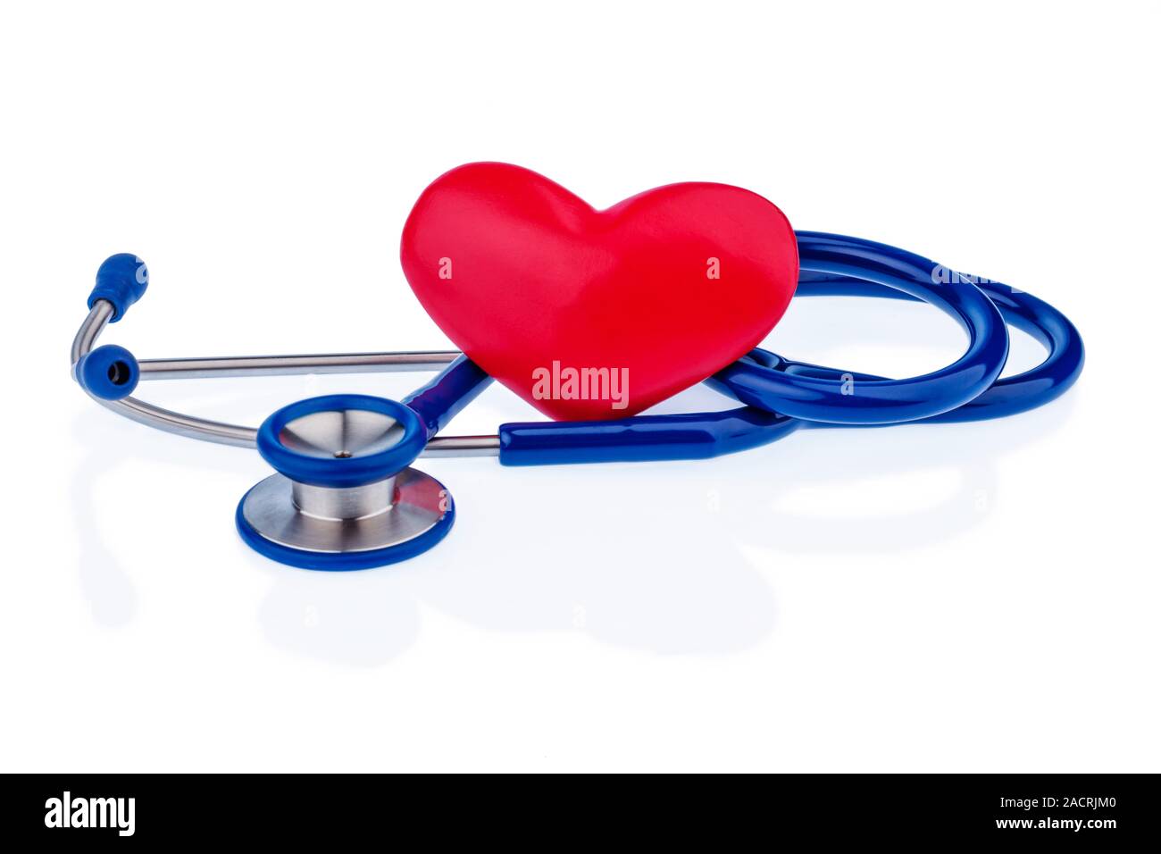 Heart and Stethoscope Stock Photo - Alamy