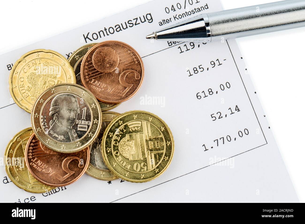 Bank statement hi-res stock photography and images - Alamy