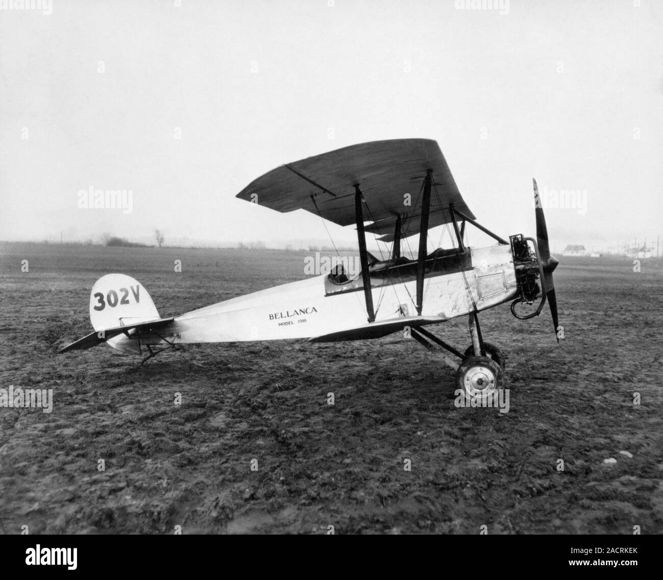 Bellanca Model CD aeroplane. This aircraft was designed by Italian-US ...