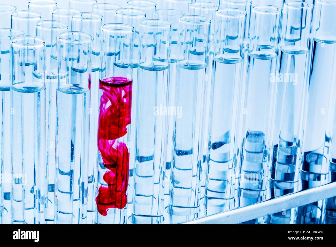 Laboratory glassware for testing in chemistry laboratory Stock Photo ...