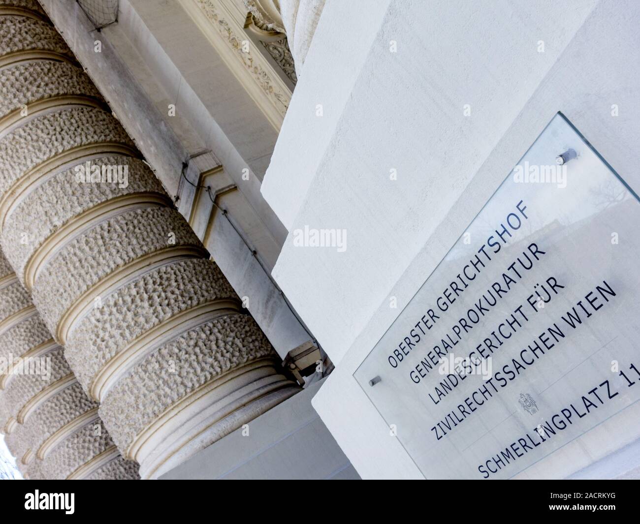 Vienna. Austria. Supreme Court Stock Photo - Alamy