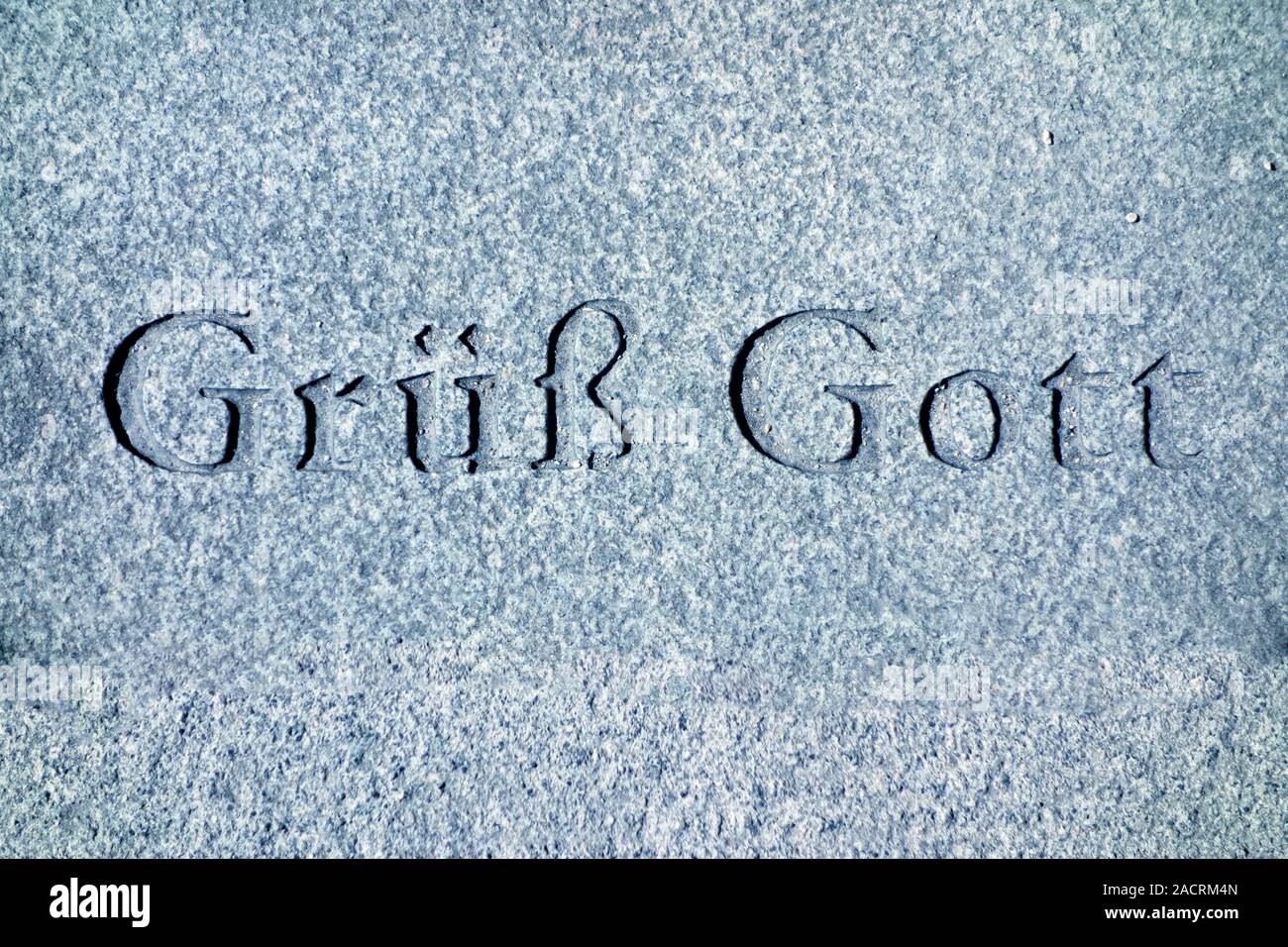 Grüß Gott logo Stock Photo - Alamy