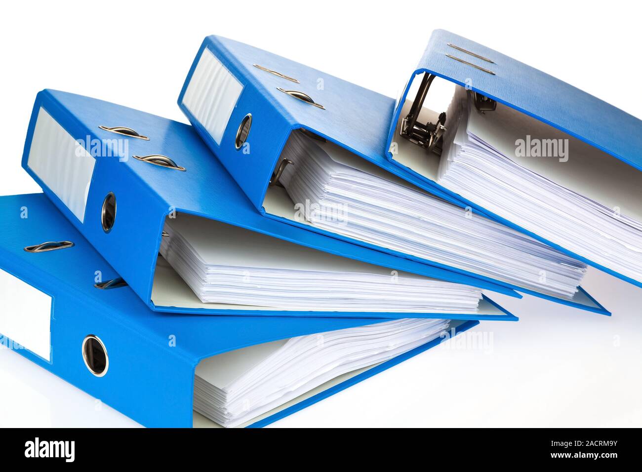 Files Folder with documents and papers Stock Photo - Alamy