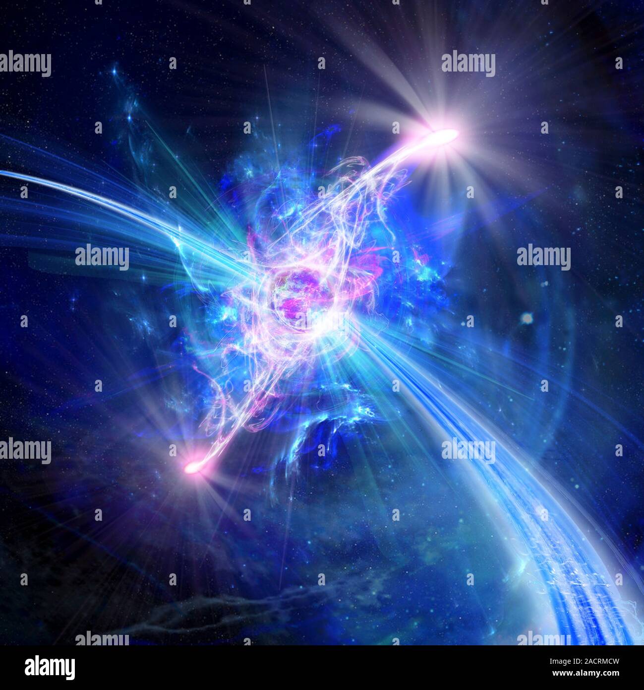 Higgs boson. Computer artwork showing a Higgs boson particle, which was ...
