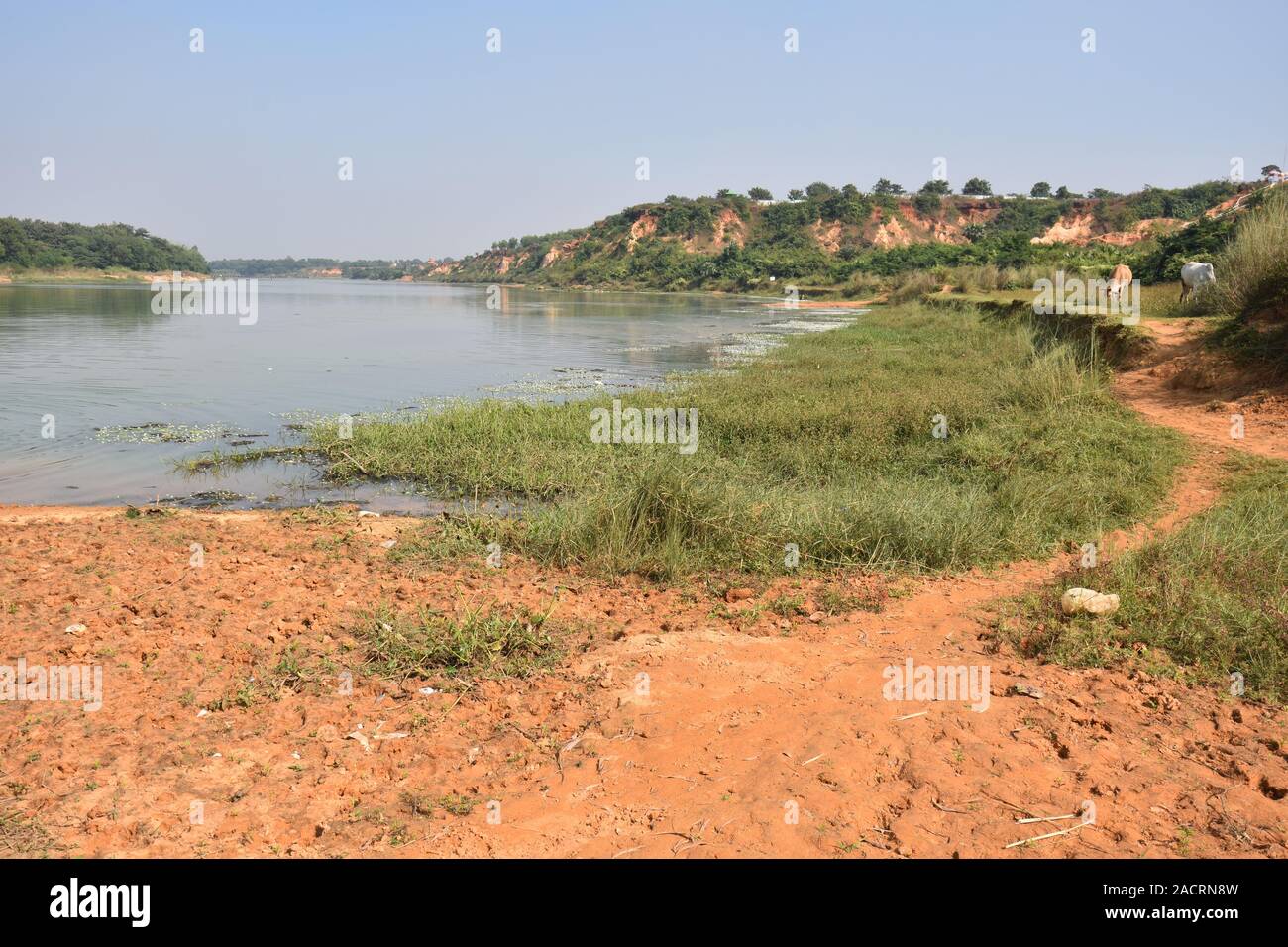 River Shilabati or Silai at the Gangani ravines in Garbeta, West Bengal ...