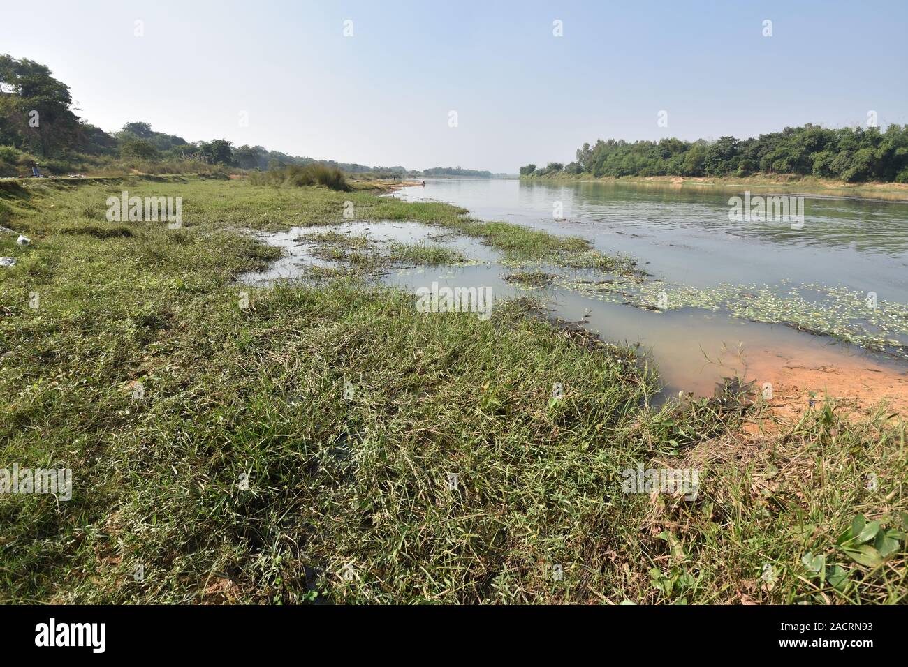River Shilabati or Silai at the Gangani ravines in Garbeta, West Bengal ...