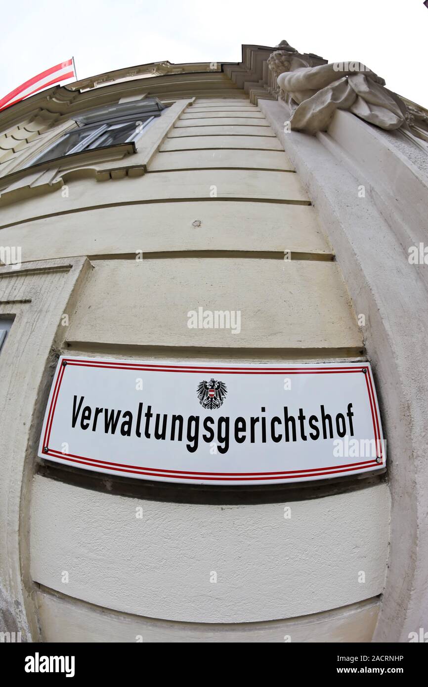 Austrian Administrative Court of Justice in Vienna Stock Photo - Alamy