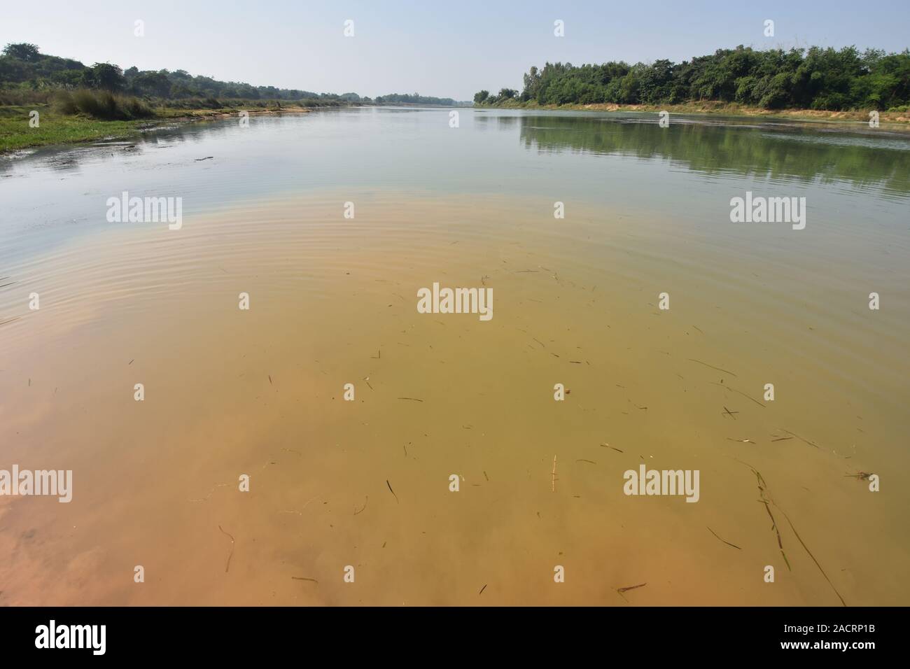 River Shilabati or Silai at the Gangani ravines in Garbeta, West Bengal ...