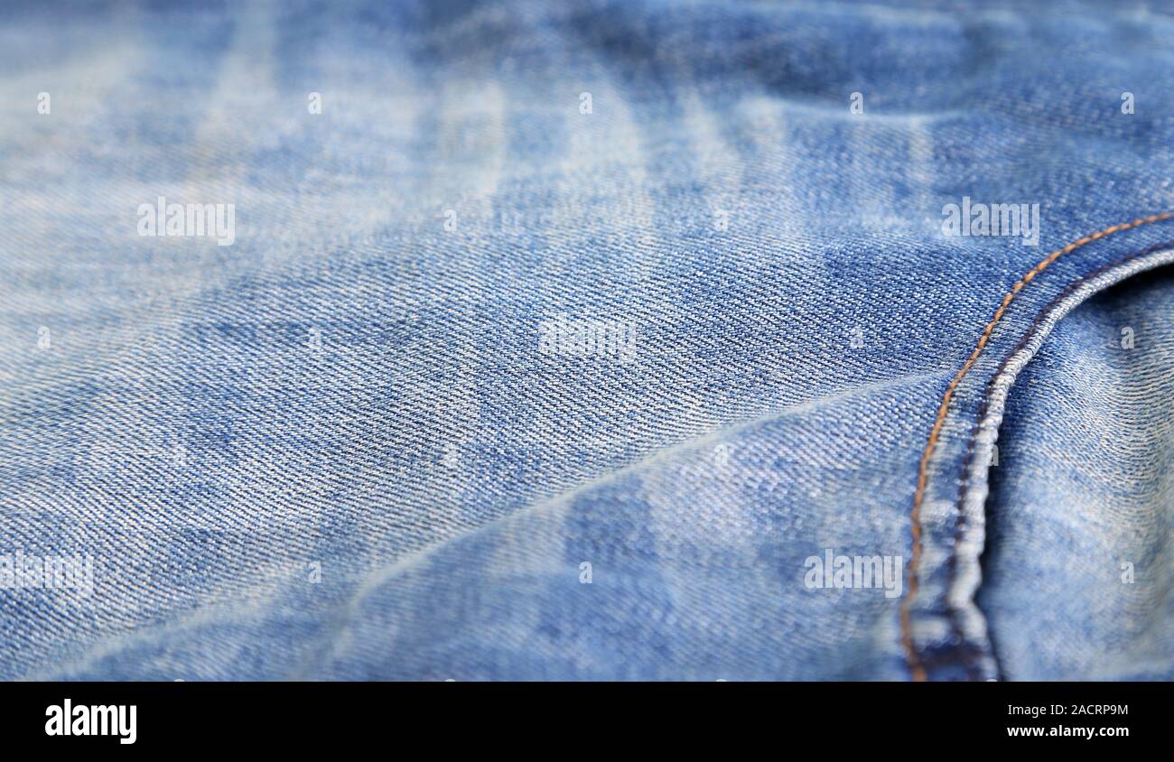 Side pocket classic jeans. Closeup Stock Photo - Alamy