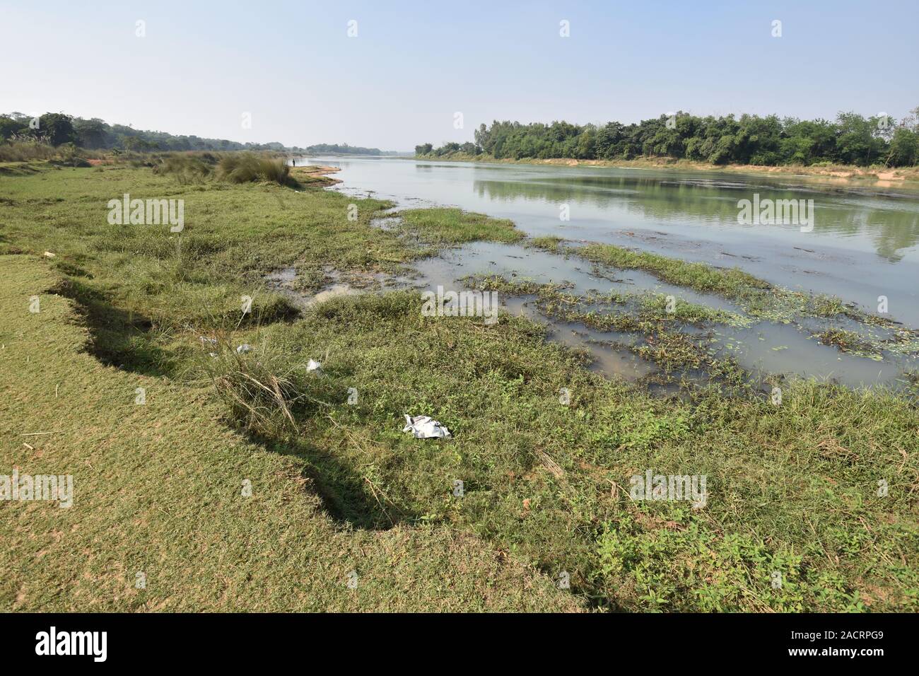 River Shilabati or Silai at the Gangani ravines in Garbeta, West Bengal ...