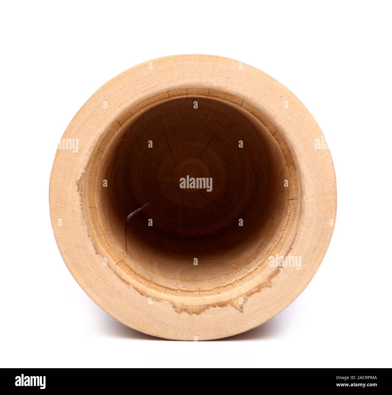 Top opened of handmade wooden Jar Stock Photo - Alamy