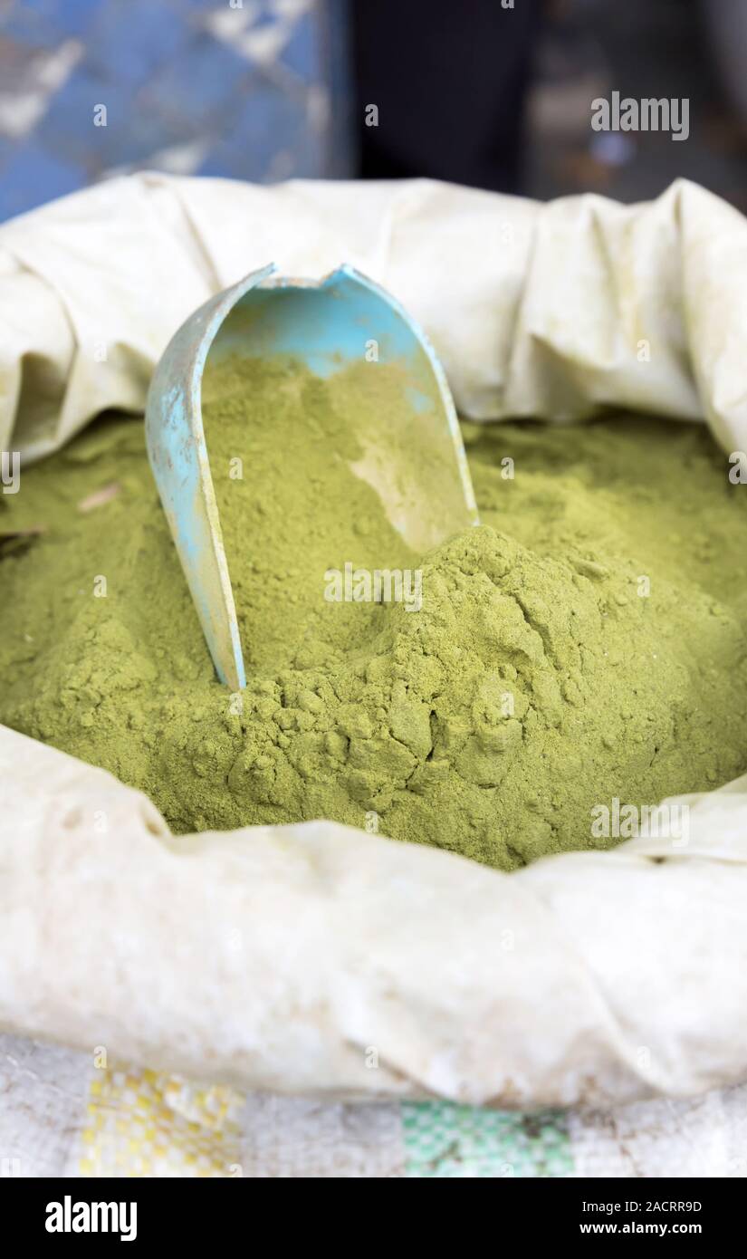 Henna at a market in Morocco Stock Photo - Alamy