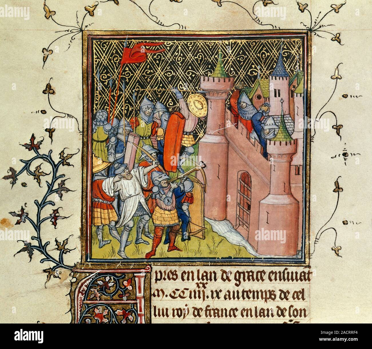 Siege of Acre (Miniature) The siege of Acre between 1189 and 1191 the ...