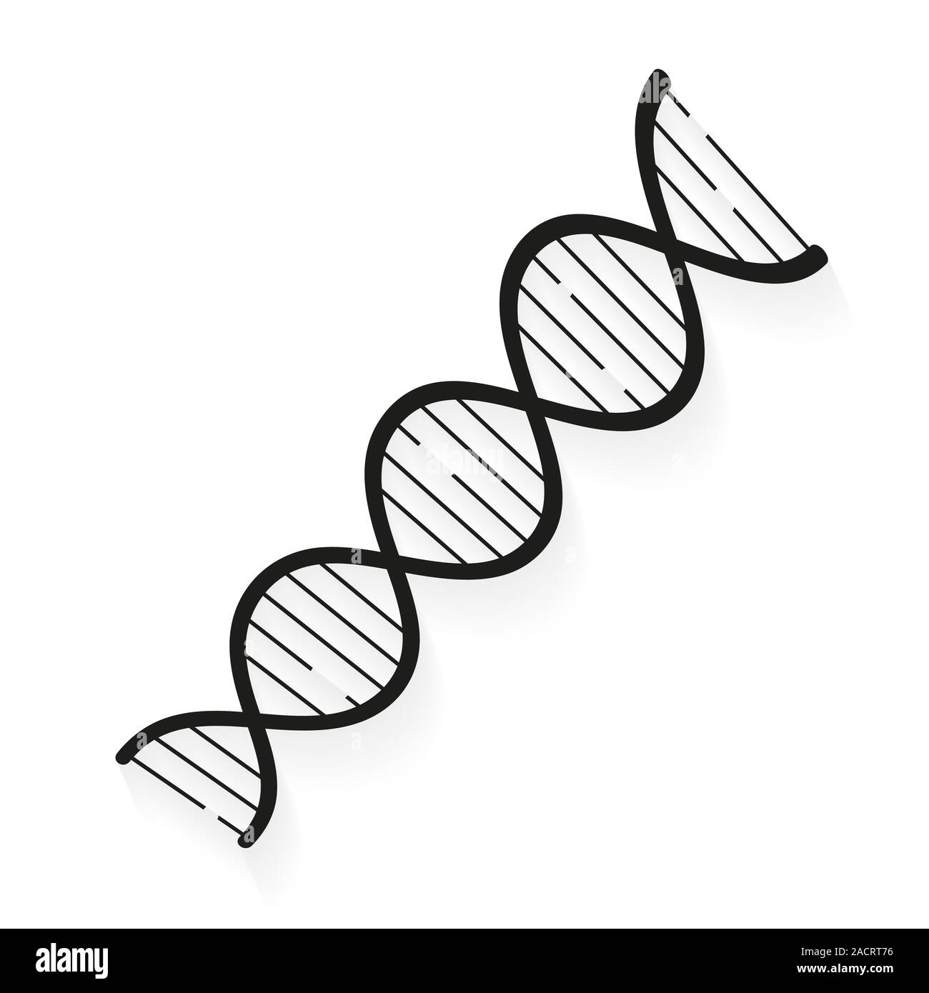 Vector DNA icon Vector Bright Illustration Suitable For Greeting Card ...