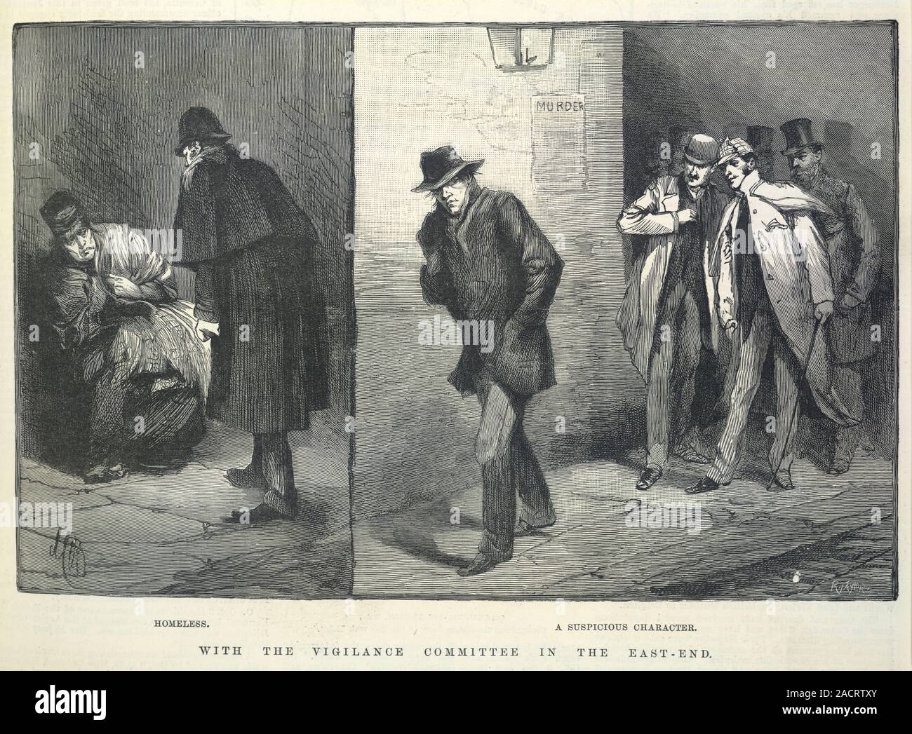 Suspicious characters 'With the vigilance commitee in the East End ...