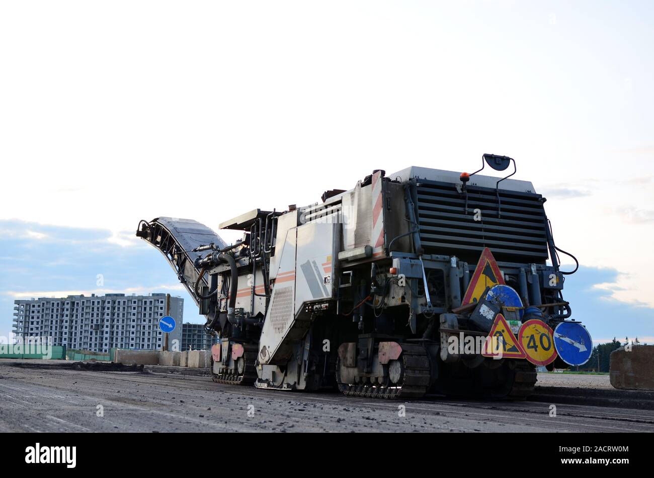 Cold milling machines are used for the quick, highly efficient removal ...