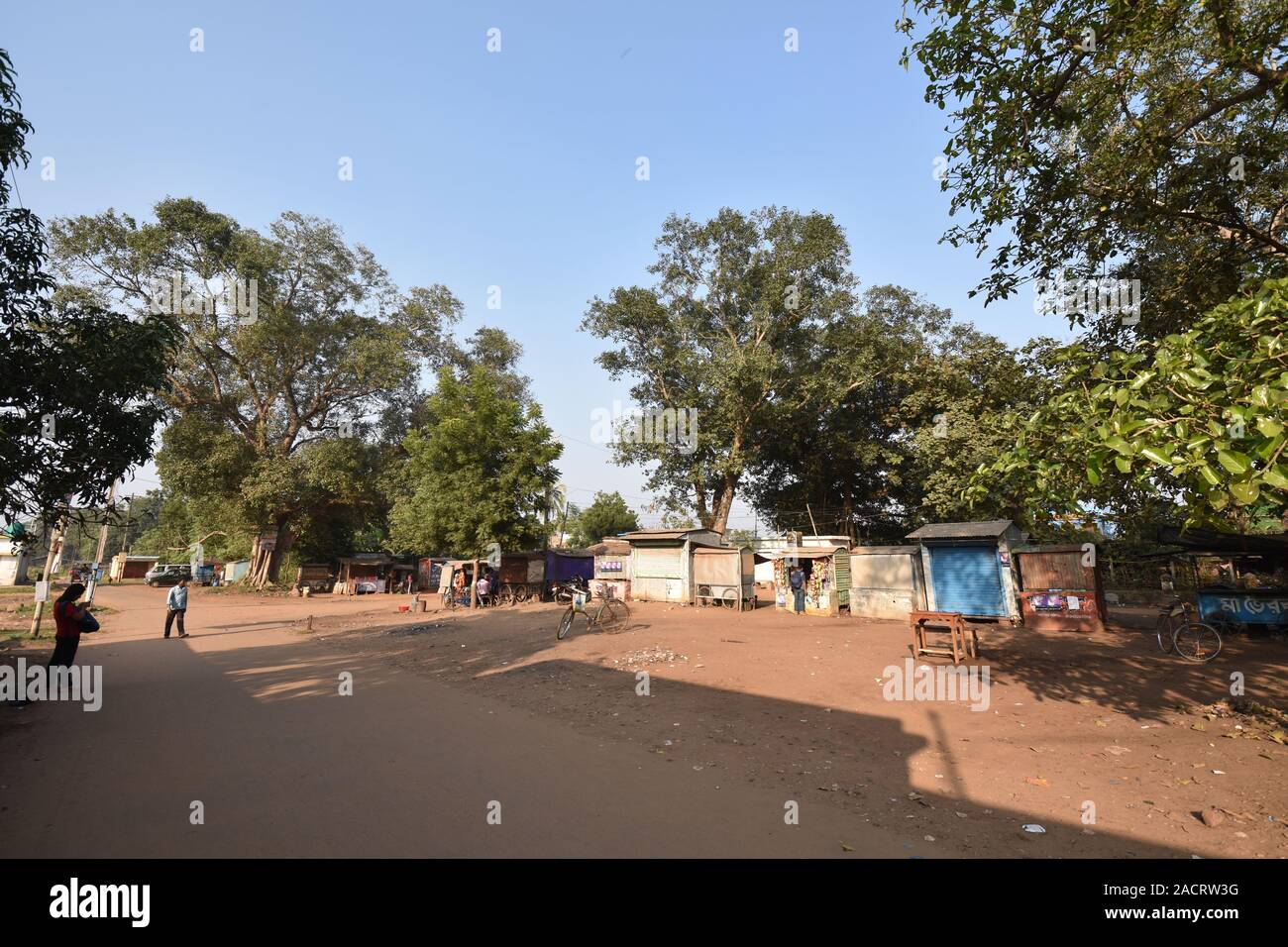 Garbeta railway station area at Garbeta, West Midnapore, West Bengal ...