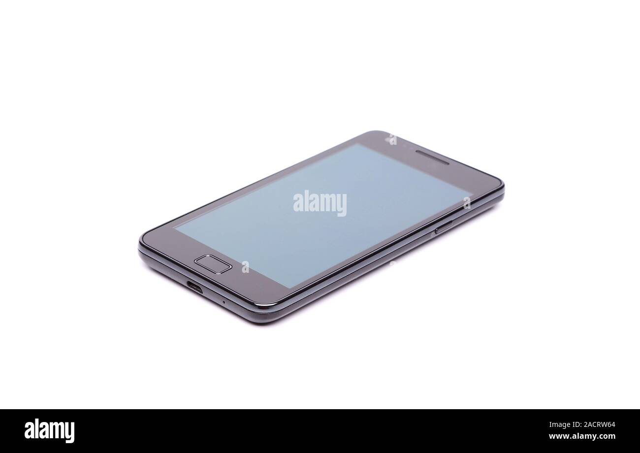 Mobile phone clean screen Cut Out Stock Images & Pictures - Alamy