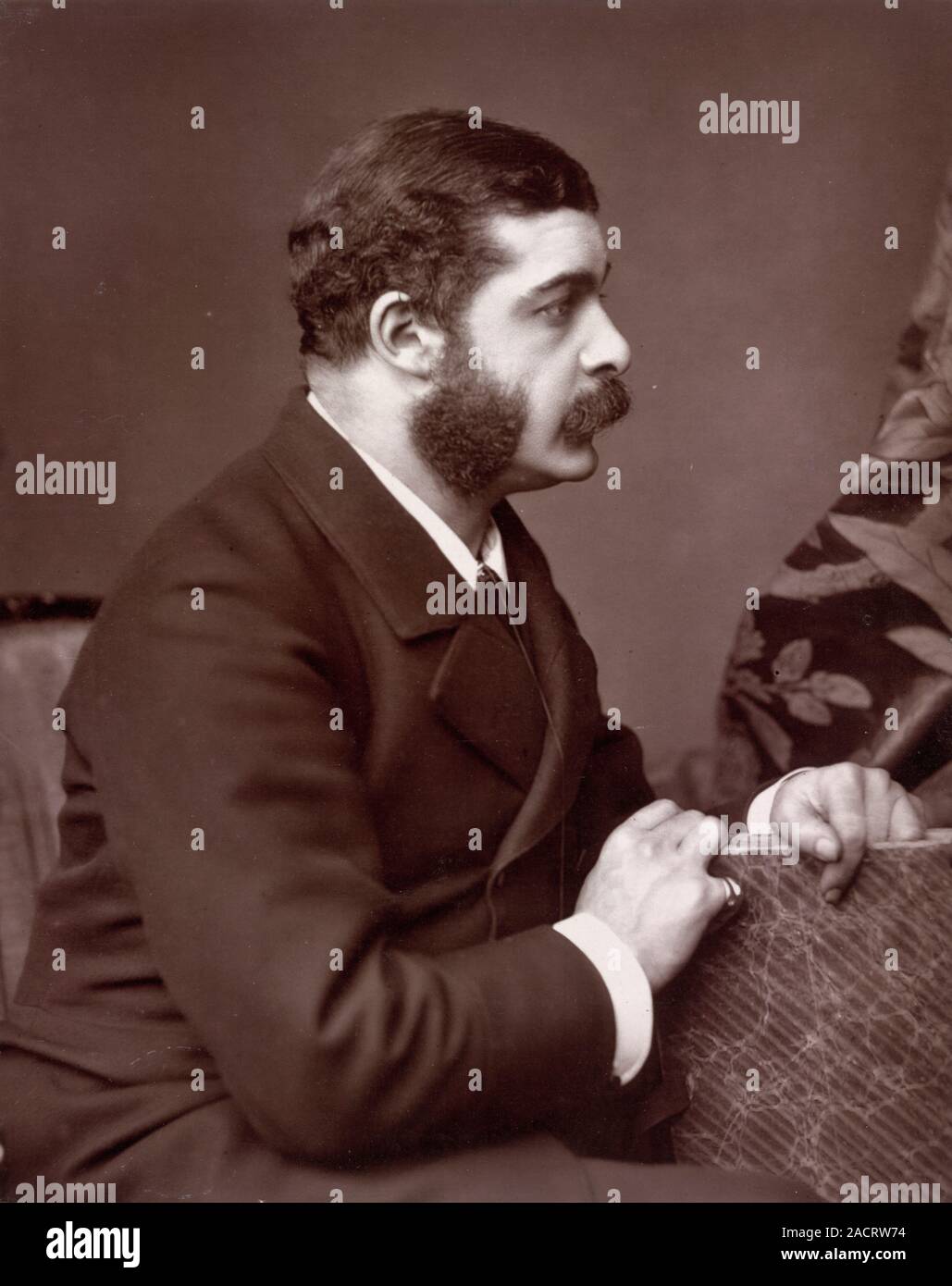 Sir Arthur Seymour Sullivan (1842-1900). Portrait. English composer ...