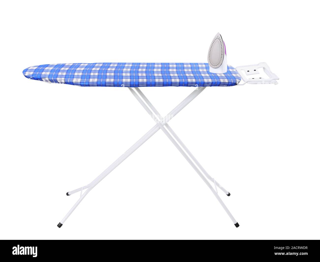 ironing board isolated on a white background Stock Photo - Alamy