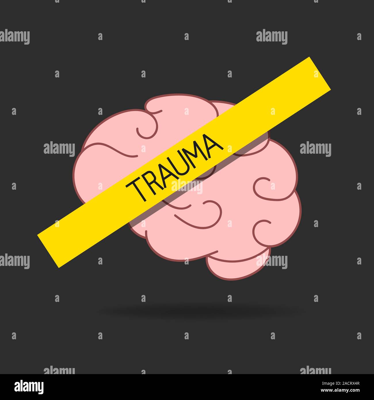 Mental Disorder Icon. Brain Disease, Trauma, Dementia. Alzheimer ...