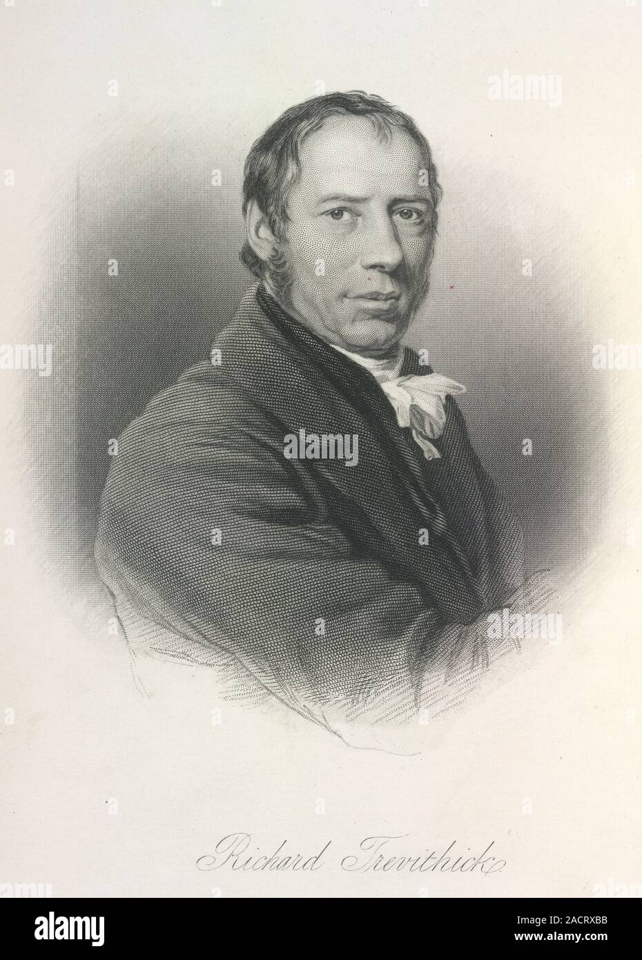 Richard Trevithick (1771-1833). English engineer and inventor. Portrait ...