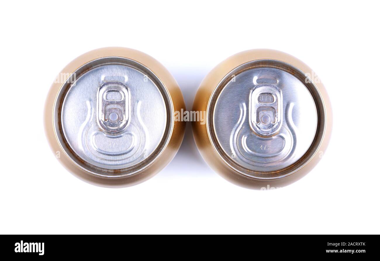 Silver soda can from top hi-res stock photography and images - Alamy