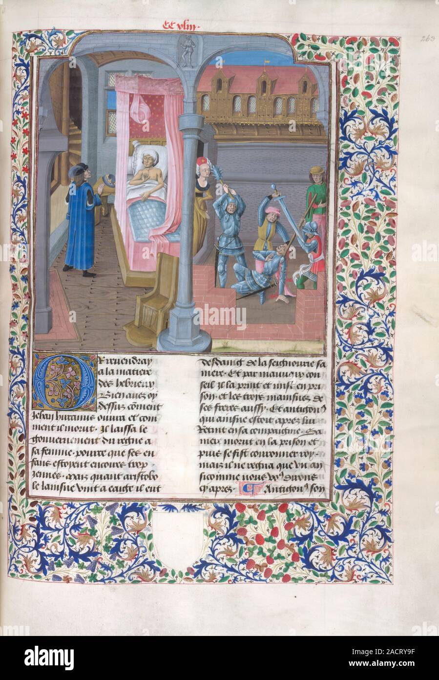 Aristobulus and Antigonus (Whole folio) The death of Aristobulus and ...