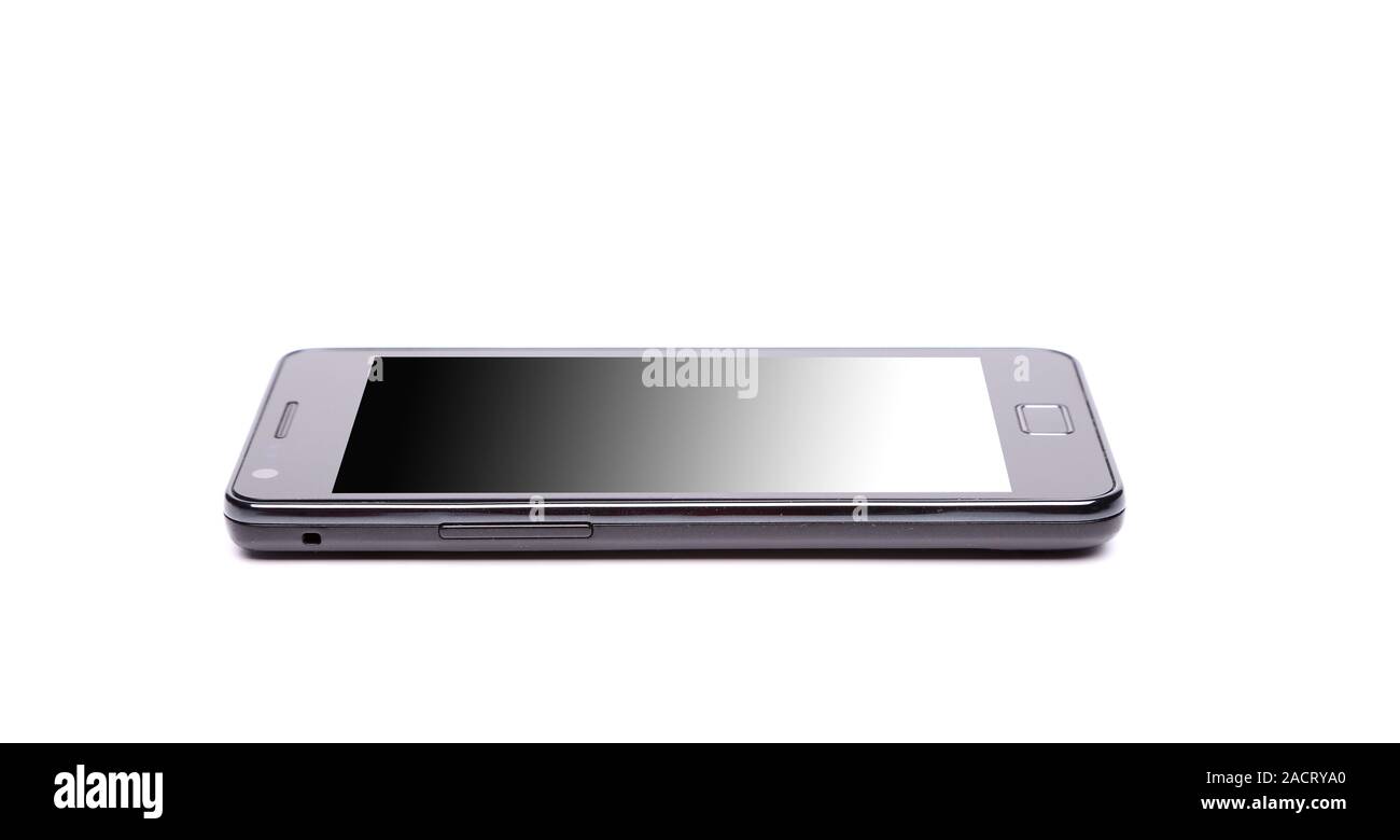 Mobile phone clean screen Cut Out Stock Images & Pictures - Alamy