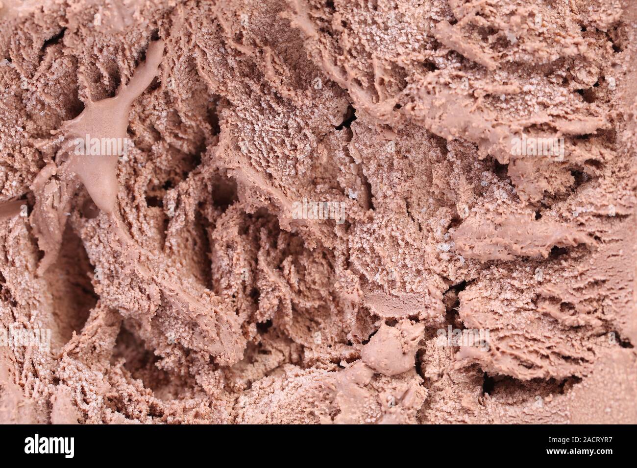 Chocolate ice cream macro detailed texture Stock Photo - Alamy