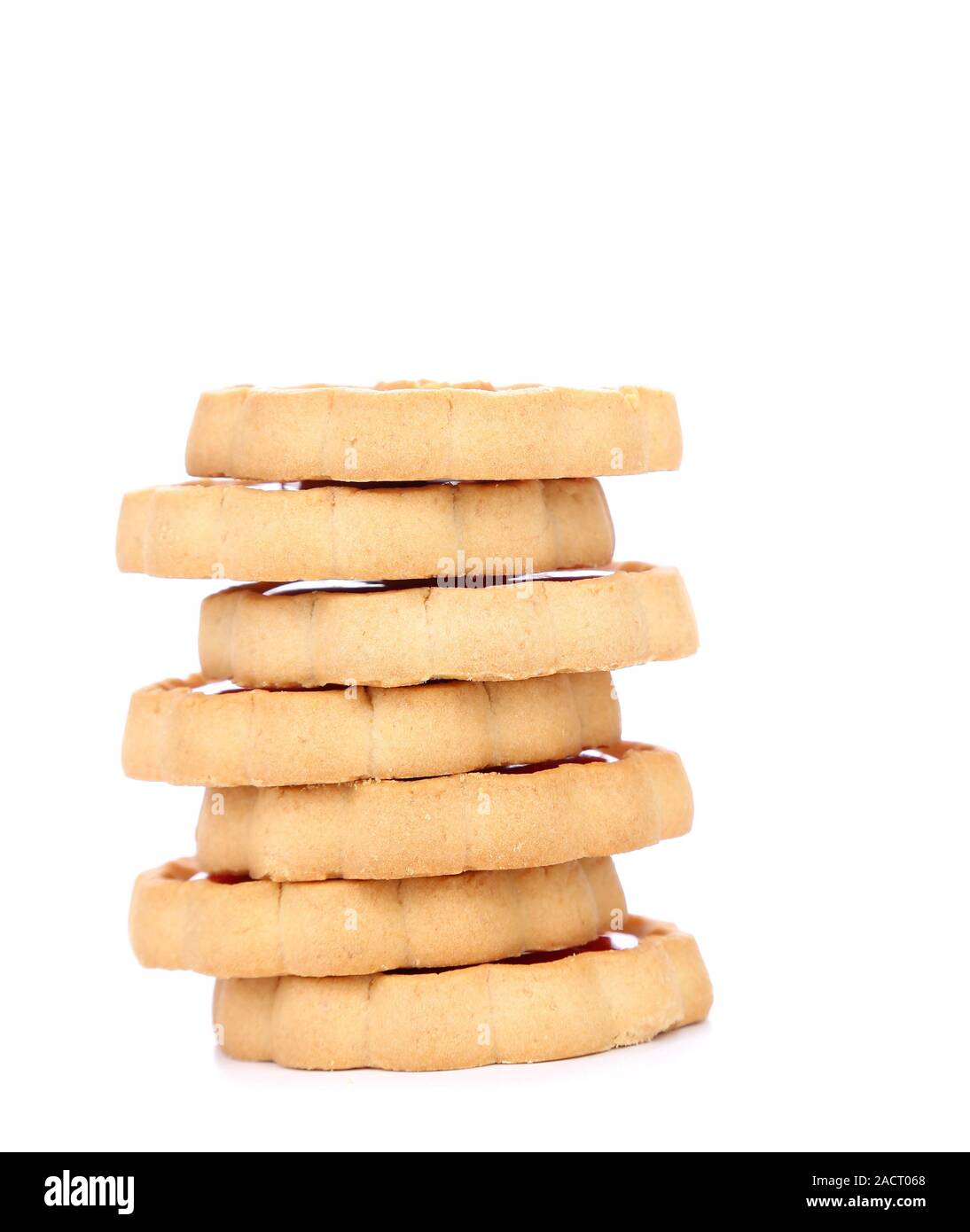 Stack of biscuits Stock Photo - Alamy