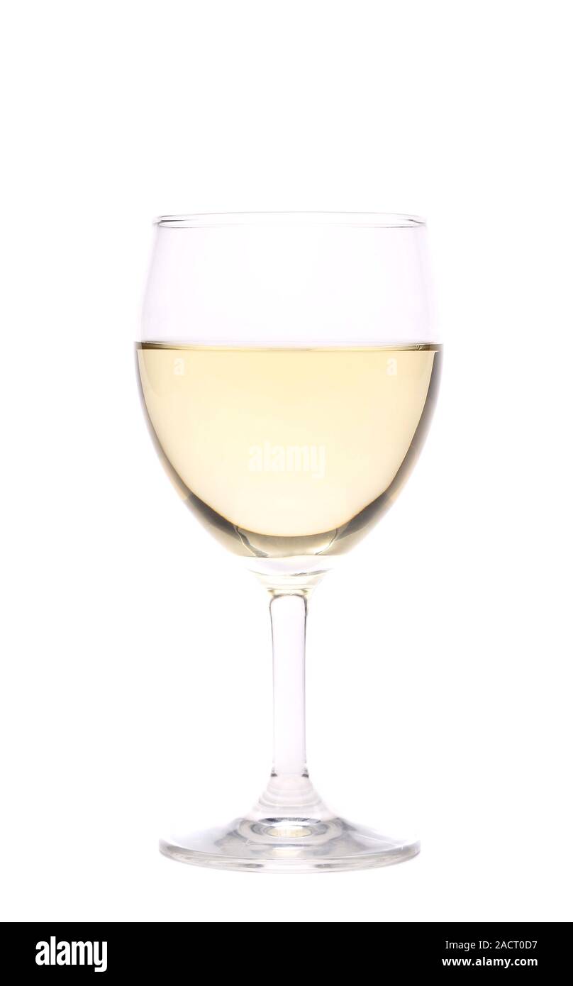 Glass of white wine Stock Photo - Alamy