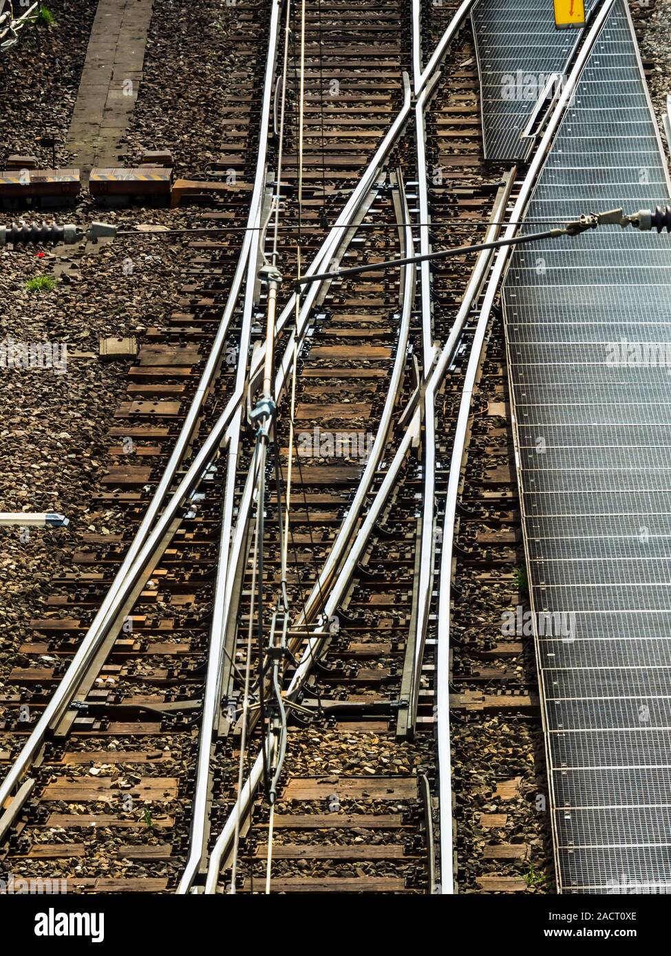 Railway switch hi-res stock photography and images - Alamy