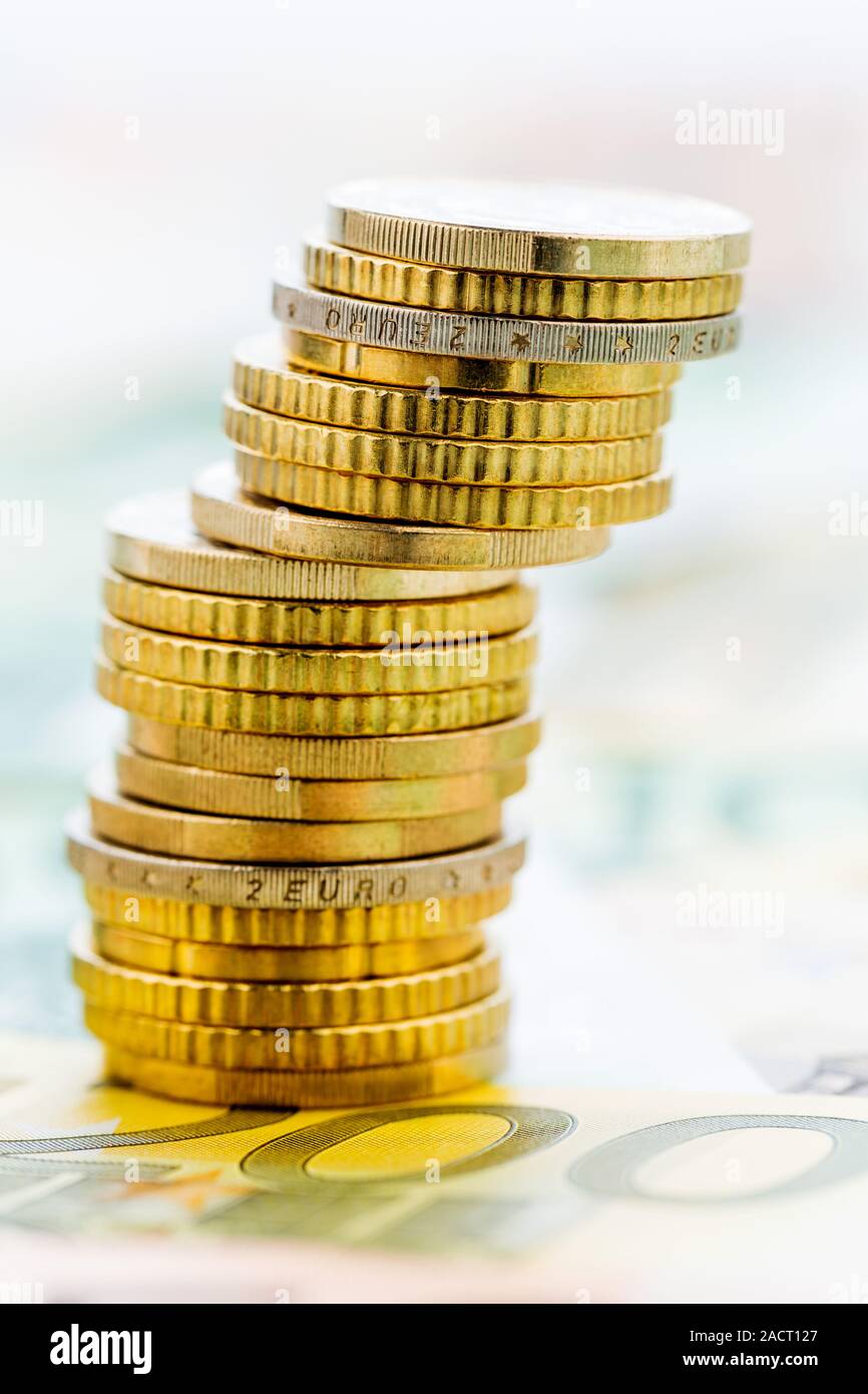 Single Stack Money Stock Photo - Alamy